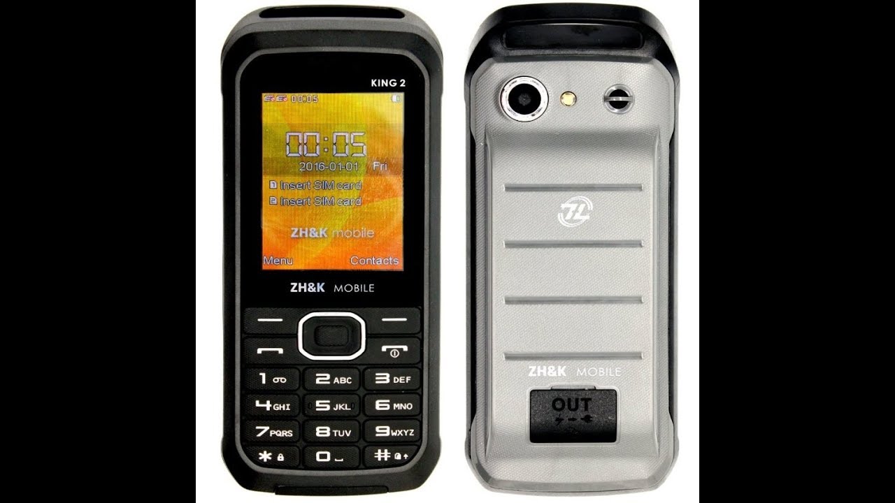 Phone & Power Bank All in 1 - ZH&K King 2 Mobile - YouTube