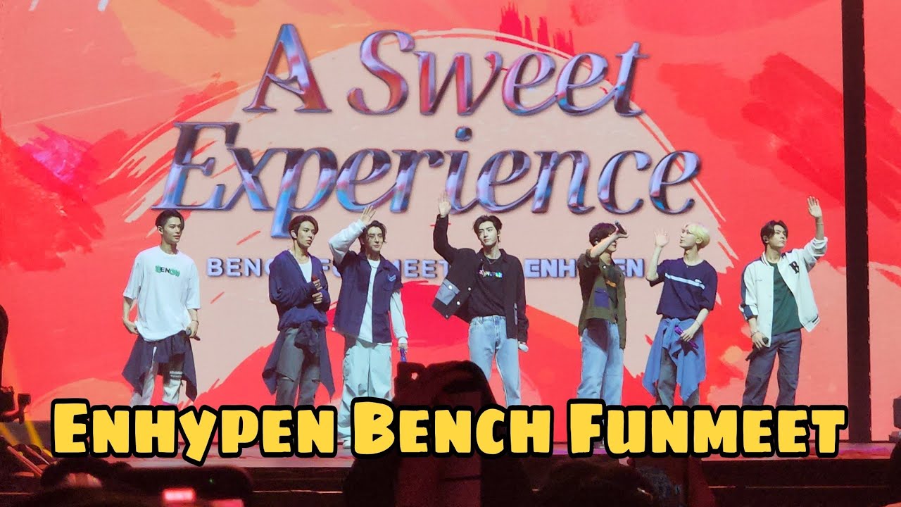 ENHYPEN BENCH FUNMEET IN THE PHILIPPINES - YouTube