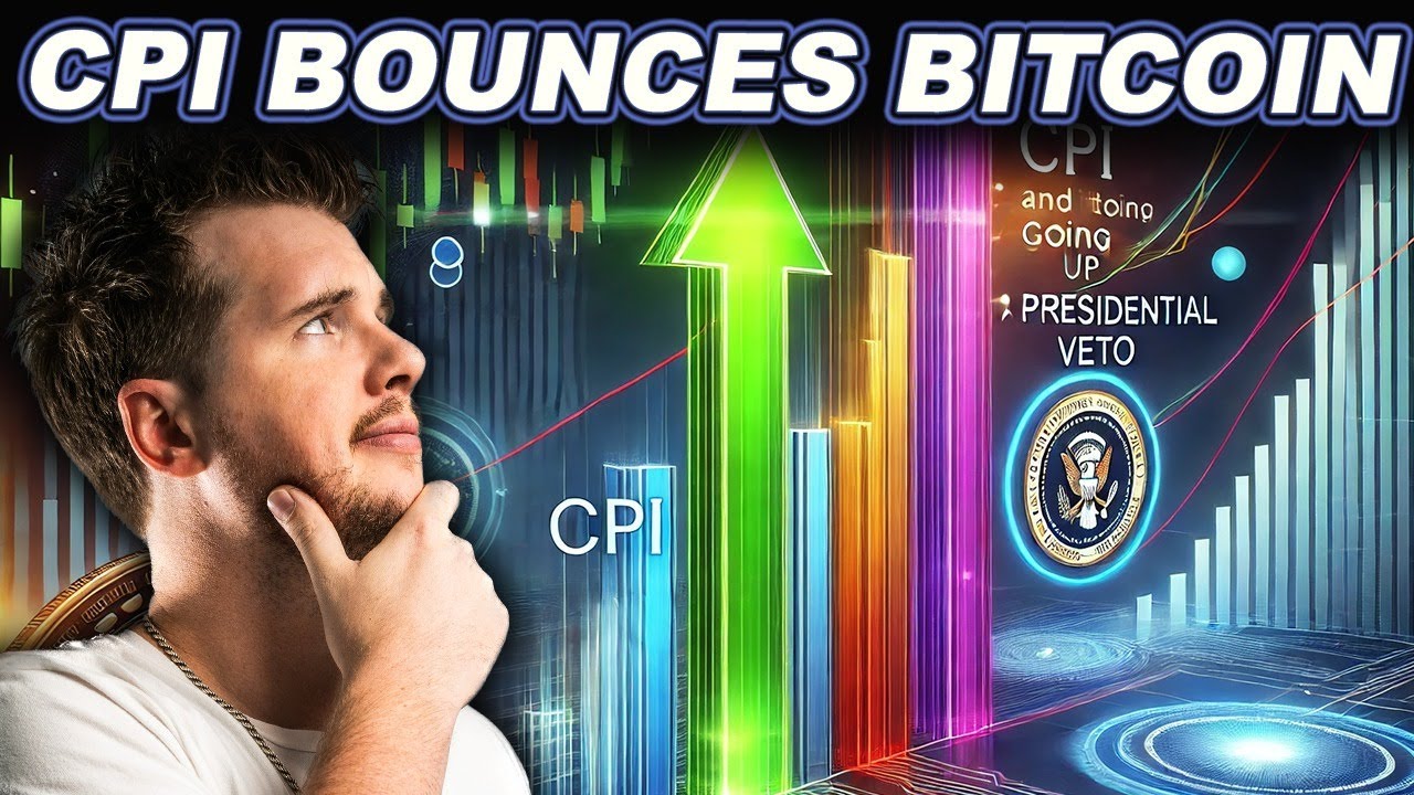 CPI BOUNCES BITCOIN! (Crypto News + Trading + Biden's Veto) - YouTube