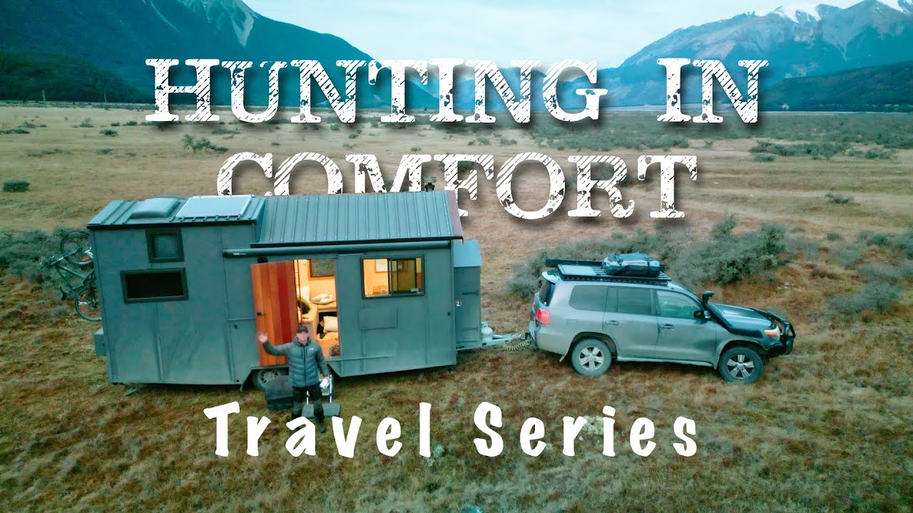 Mobile Hunting cabin - Travelling Canterbury - YouTube