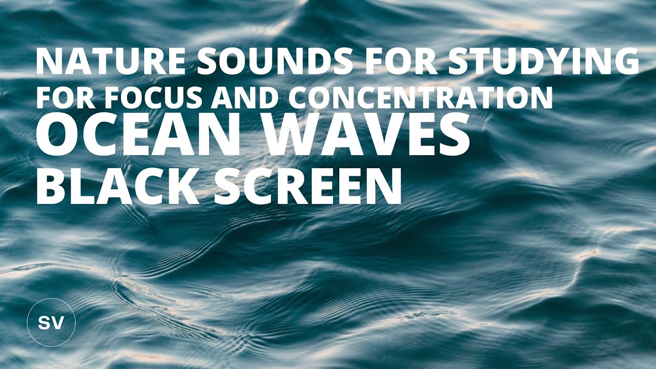 1 Hour of Ocean Waves for Deep Concentration|Nature Sounds for Studying ...