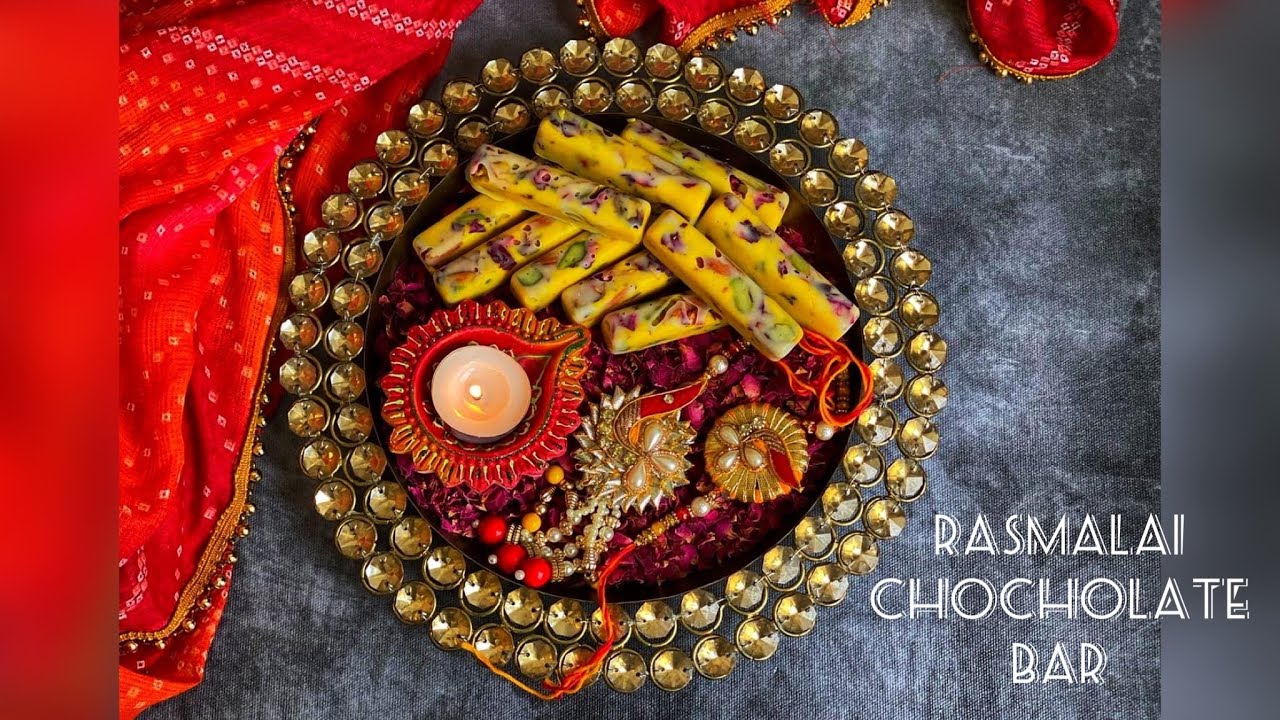 Rasmalai Chocolate Bar | Raksha Bandhan Special Recipe | Homemade ...