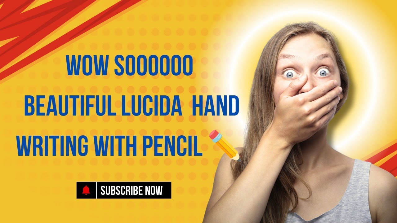 How to write beautiful hand writing with pencil 📝📝📝 - YouTube