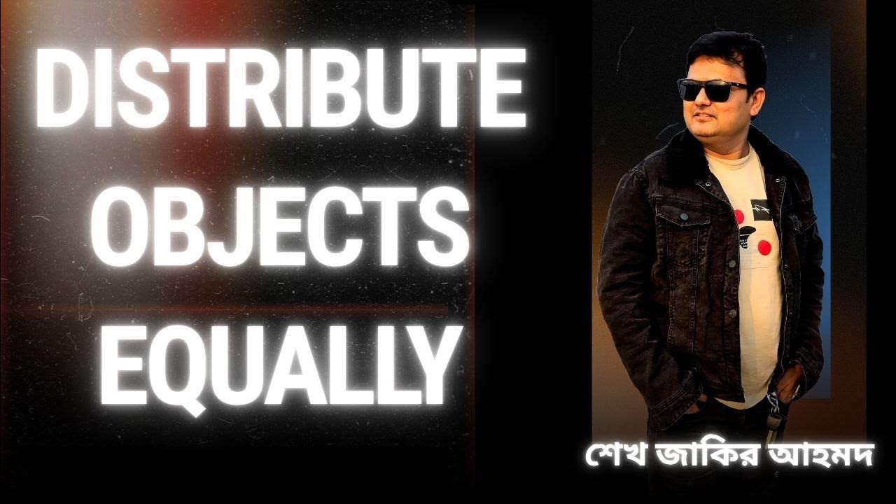 Distribute Objects Equally | Distribute Vertical Centers | Alignment | How to arrange objects ...