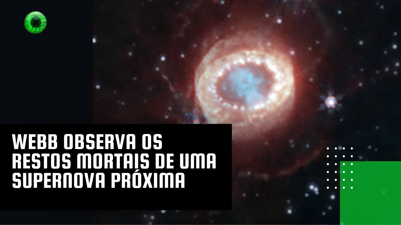 Webb observa os restos mortais de uma supernova próxima - YouTube
