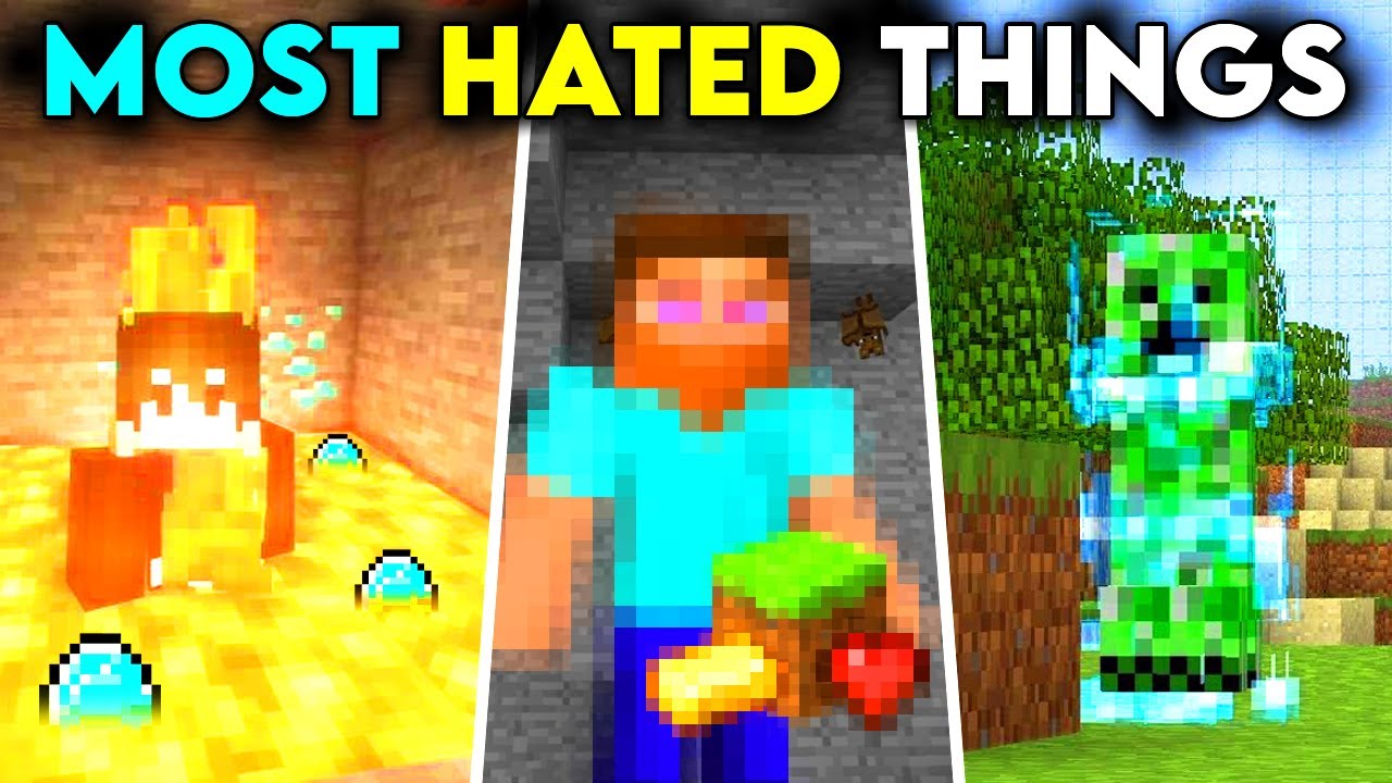 10 Things Everyone *HATE* About MINECRAFT 😡🤬 - YouTube