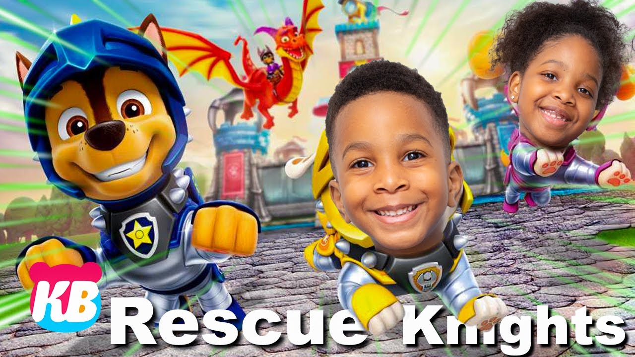Kamdenboy & Kyraboo become RESCUE KNIGHTS and take the PAWPATROL OATH ...