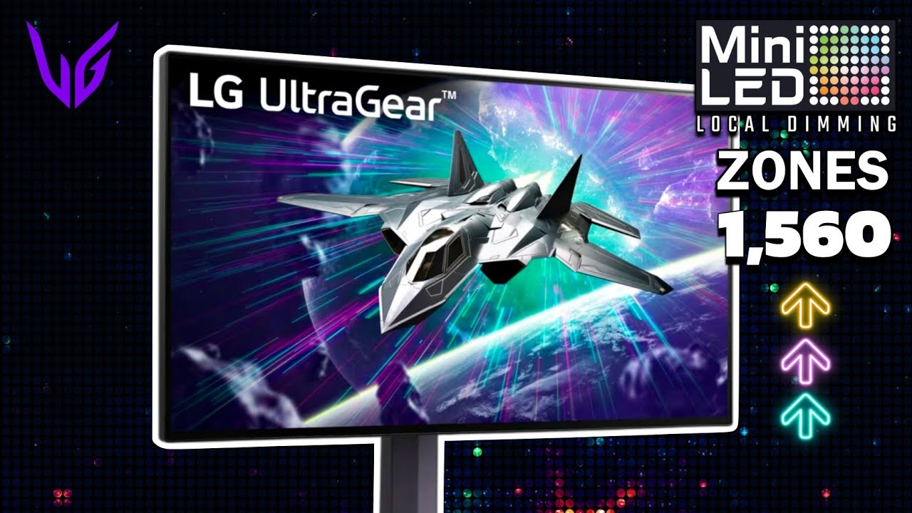 New LG 27GR95UM 4K 1,560 Zones Nano IPS Mini LED Gaming Monitor Revealed! - YouTube