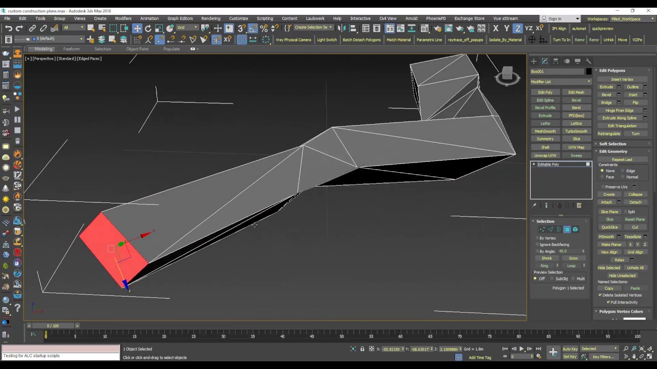 3DS Max Create A Custom Construction Plane YouTube