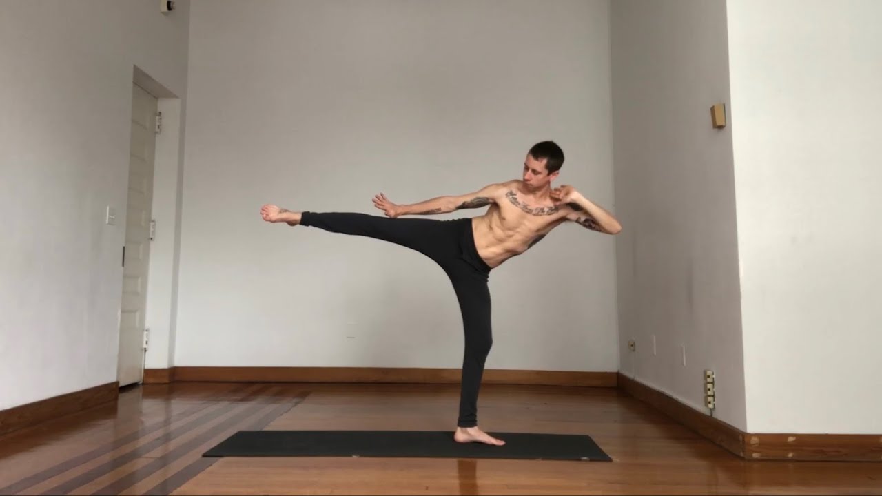 Niralamba Ardha Chandrasana - Unsupported Half Moon Pose - YouTube