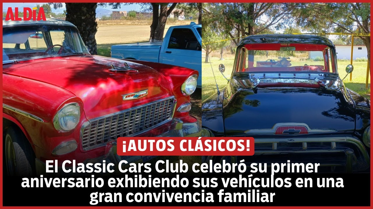 Así fue la exhibición de autos del Classic Cars Club que cumplió su ...