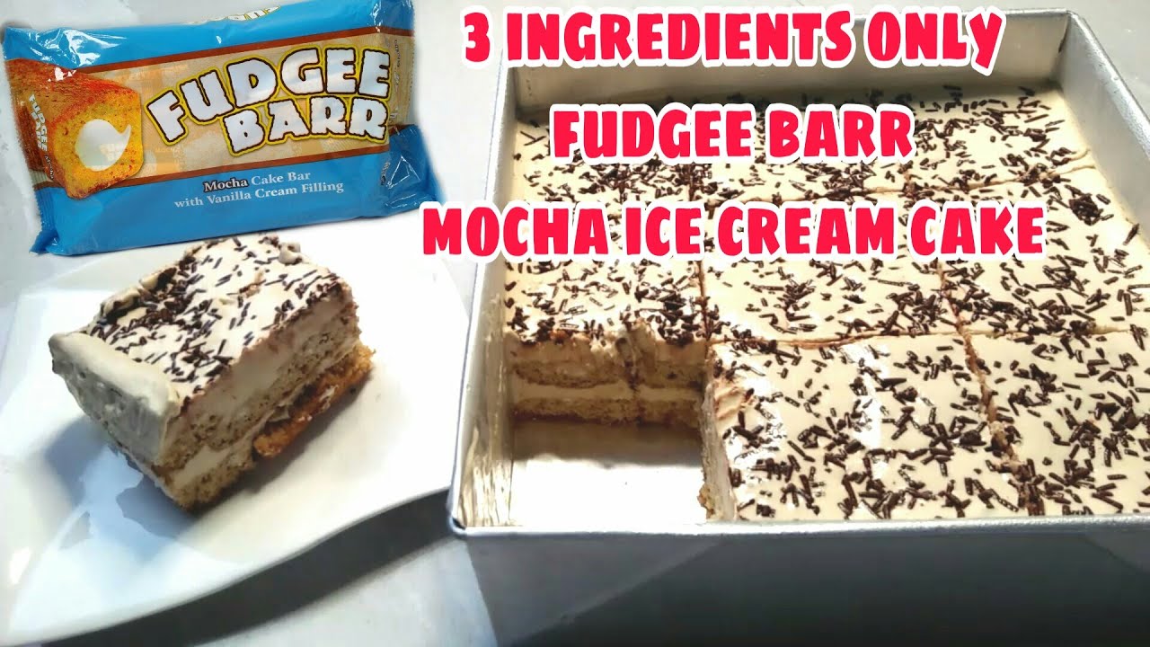 Mocha Fudgee Barr Cake | 3 Ingredients Only | No Bake Cake | Masarap ...