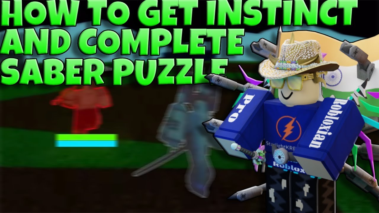 How to get Instinct and complete Saber puzzle in Blox fruits - YouTube