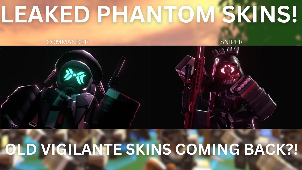 (2/9) NEW LEAKED *PHANTOM SKINS*?! [Tower Defense Simulator] - YouTube