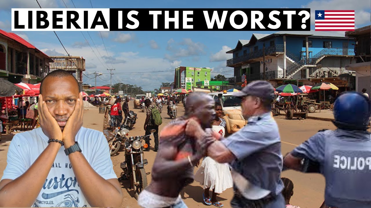 LIBERIA is the Worst Country?....................Border Crossing from ...