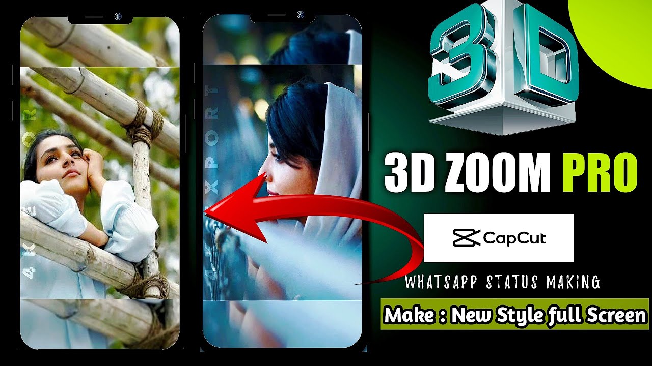 3D Zoom Pro || Capcut || New Trending Effect || Capcut Tutorial || Video Editing || 4K Export ...