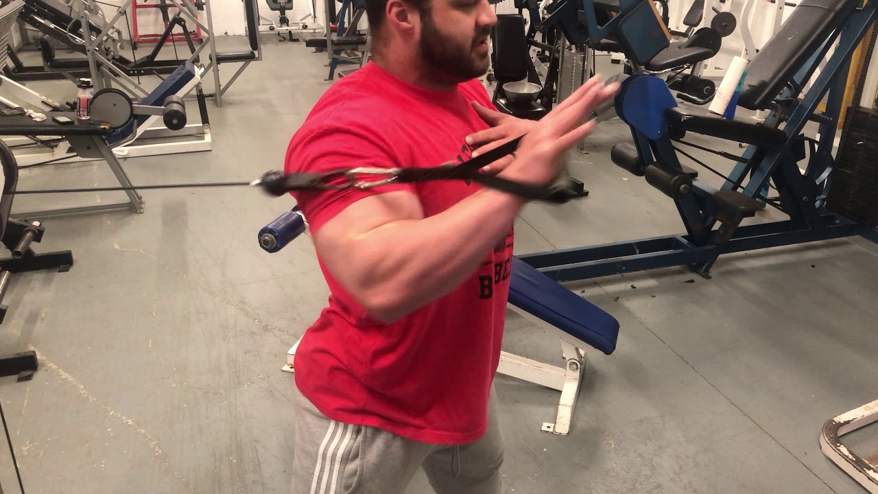 Cable Chest Press Explanation With John Quint - YouTube