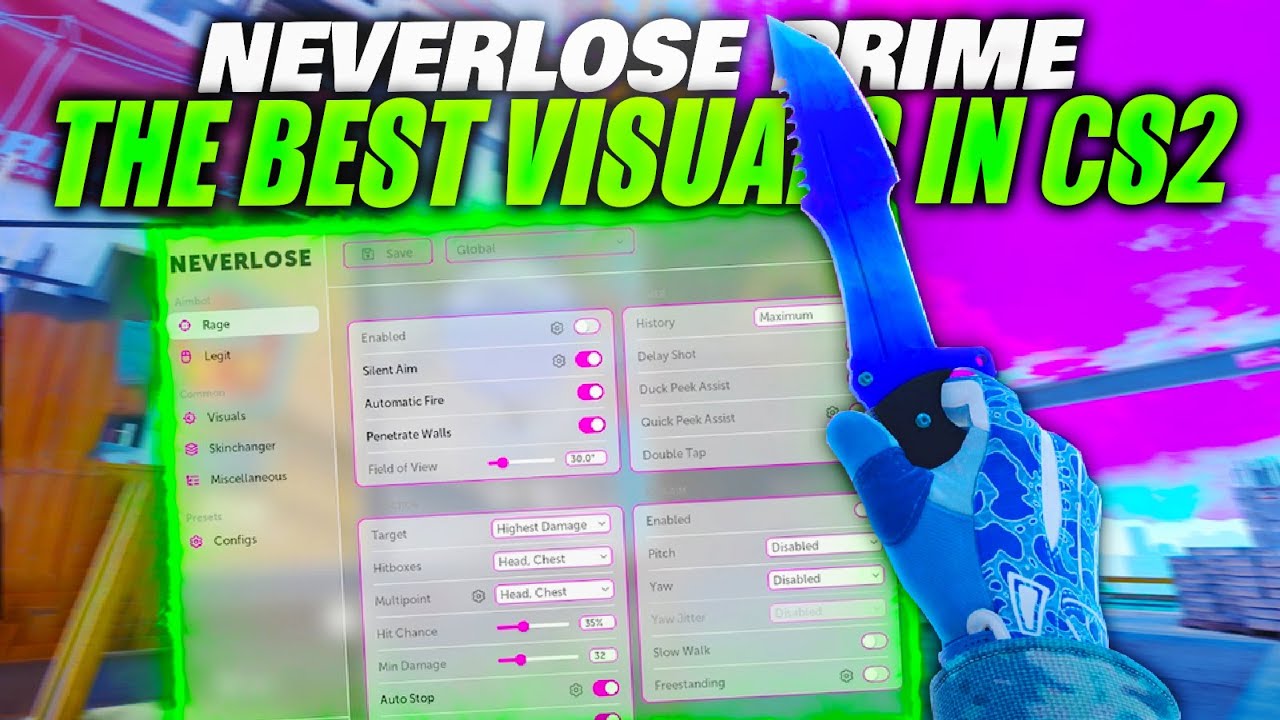 This CS2 RAGE Cheat VISUALLY Pleases Me.. (Neverlose) - YouTube