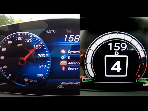 Mercedes-AMG CLA 35 V177 vs. Toyota Yaris GR (0-230 kph)