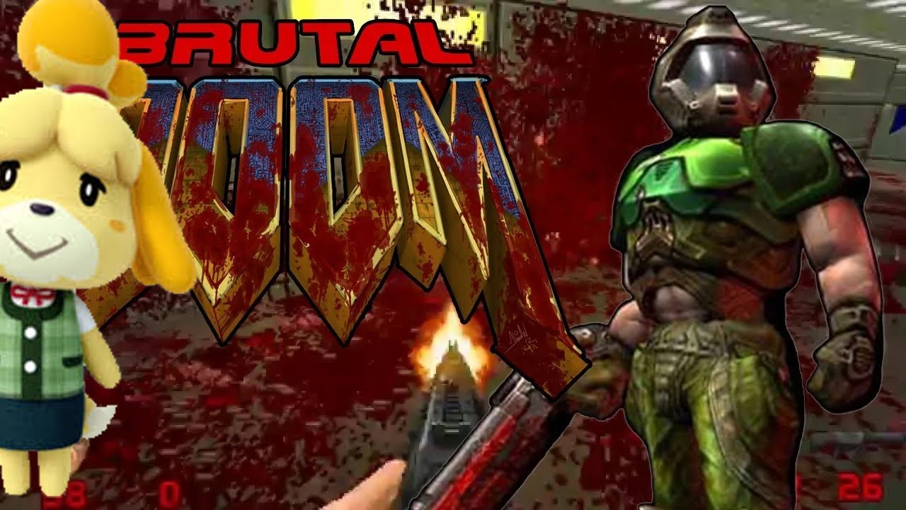 Brutal Doom X Isabelle! We enter the Inferno (Inferno playthrough ...