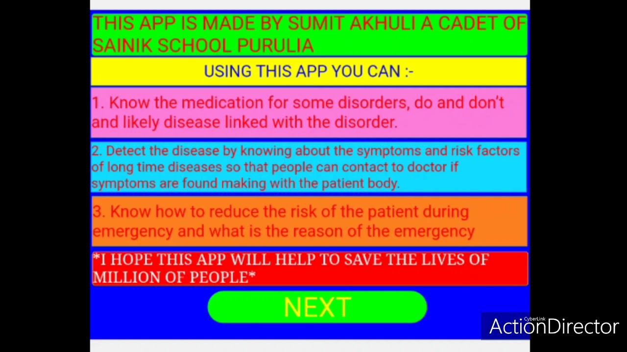 HEALTH FIRST (Health Care App) - By SUMIT AKHULI #nta2021 - YouTube
