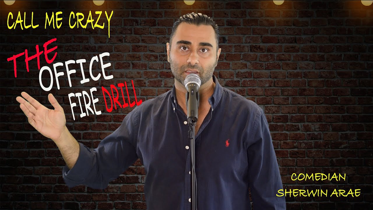 Comedian Sherwin Arae - The Office Fire Drill - YouTube
