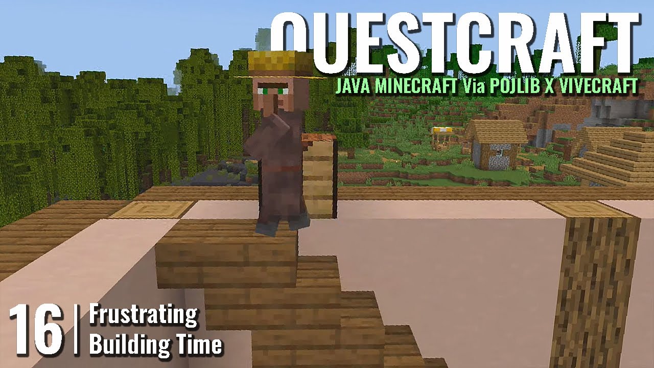 QUESTCRAFT // 16: Frustrating Building Time // QUEST 3 Gameplay - YouTube