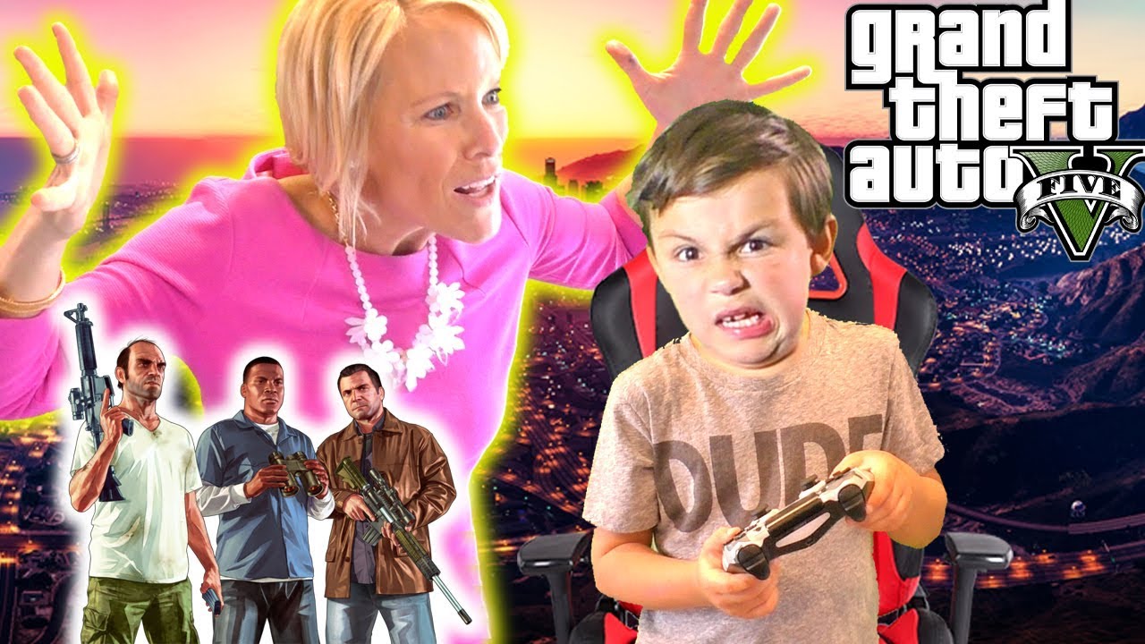 Angry GTA 5 Mom - Kid Buys Grand Theft Auto 5 with Mom's Credit Card ...