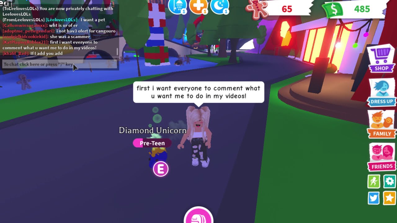 My first video! Welcome to my channel! Roblox Adopt me - YouTube