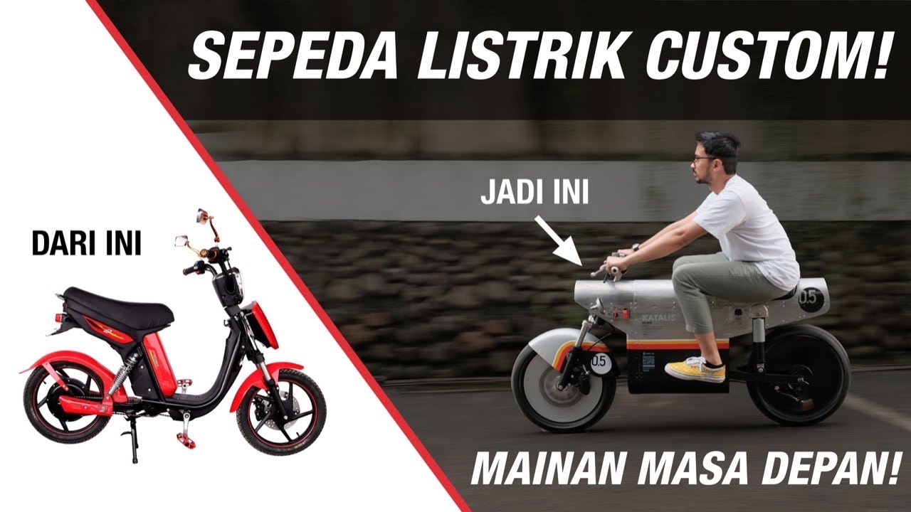 NYOBAIN MOTOR LISTRIK CUSTOM! Bahannya Cuman Selis - #395 - YouTube