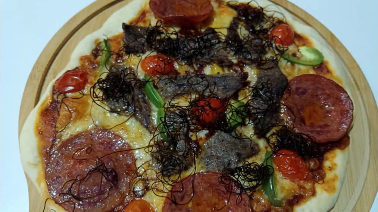 Pizza Wagyu Homemade - YouTube