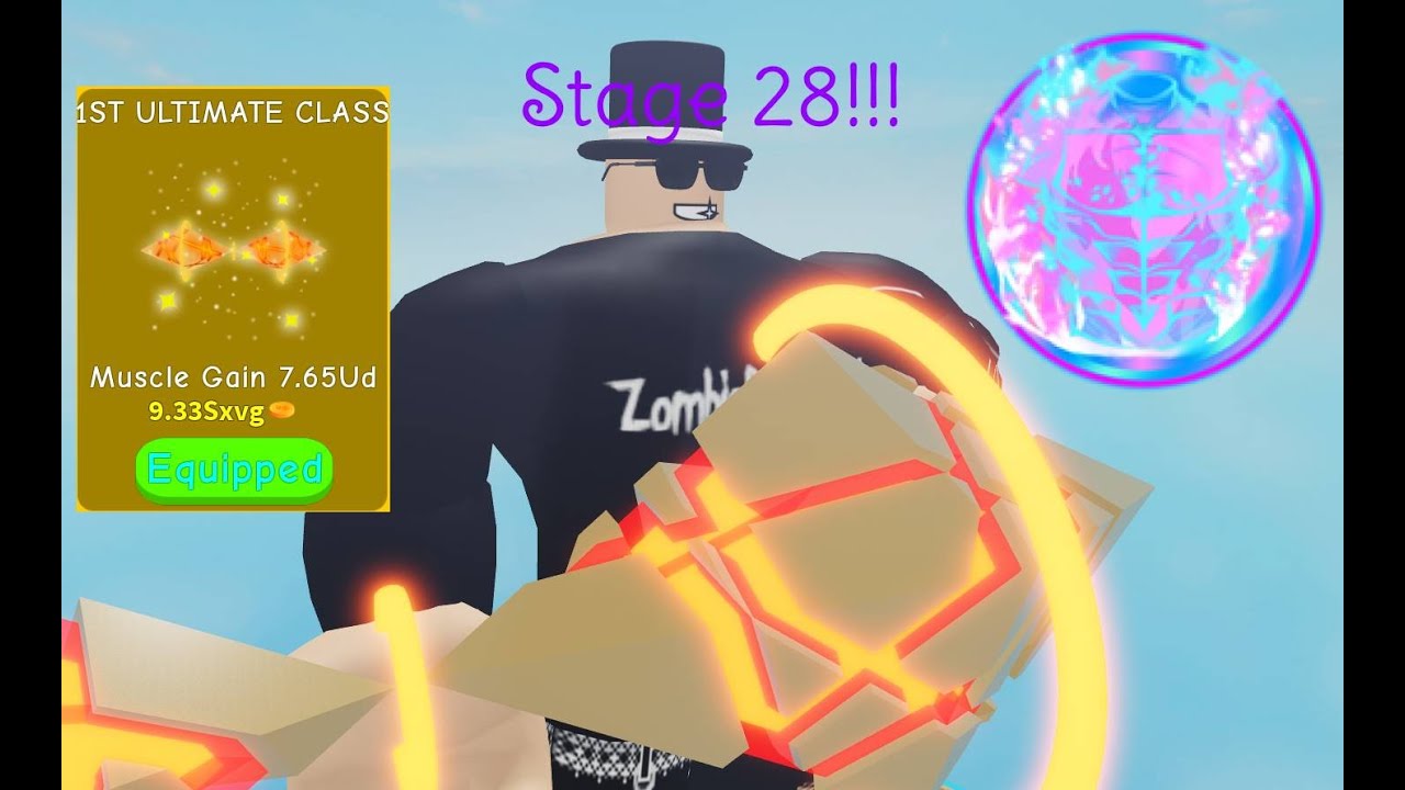 Stage 28 after 5300 hours! and World King - Lifting Simulator - YouTube