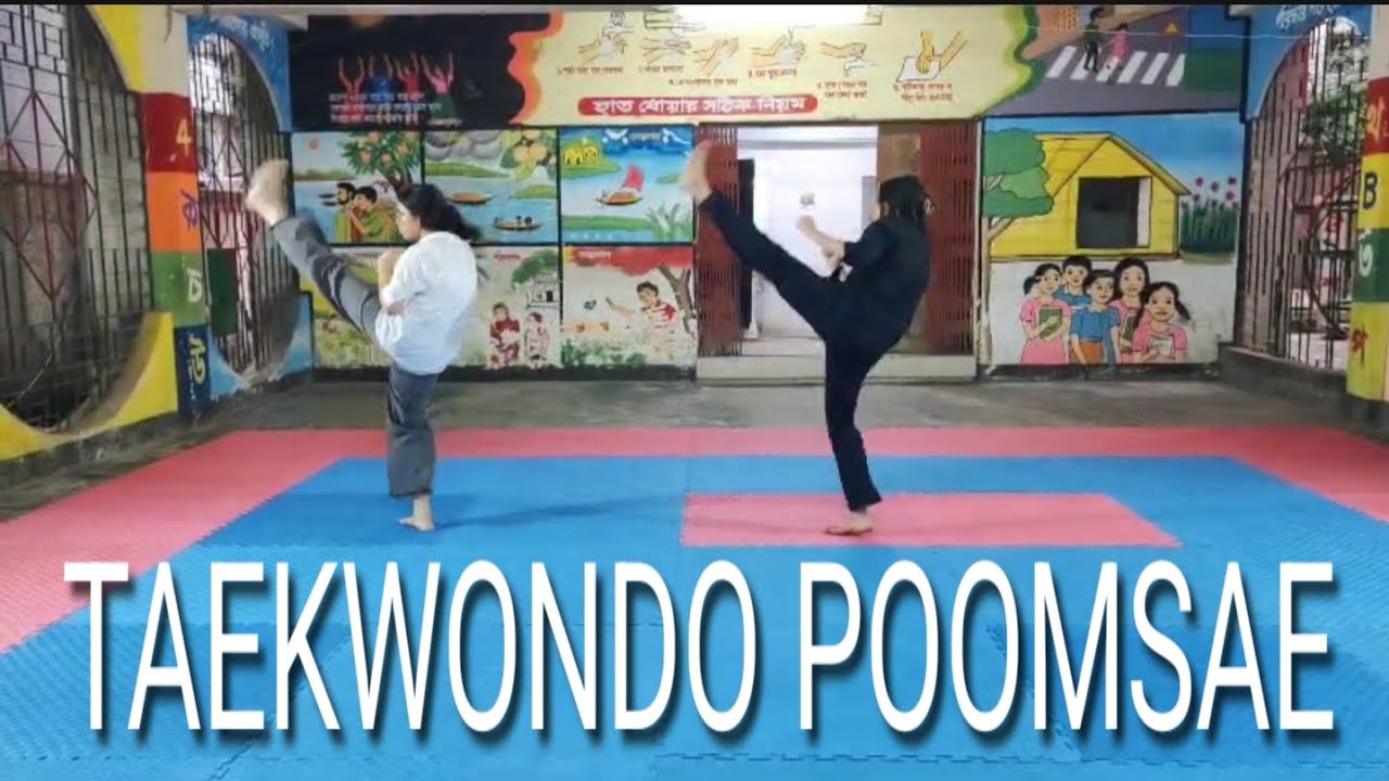 poomsae 3 // taegeuk sam jang // poomsae 3 training at dojang ...