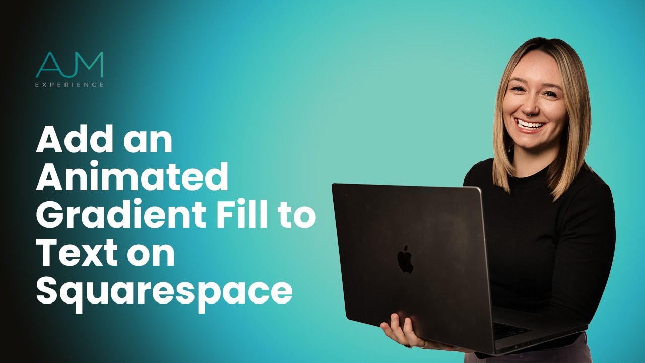 Add an Animated Gradient Fill to Text on Squarespace - YouTube