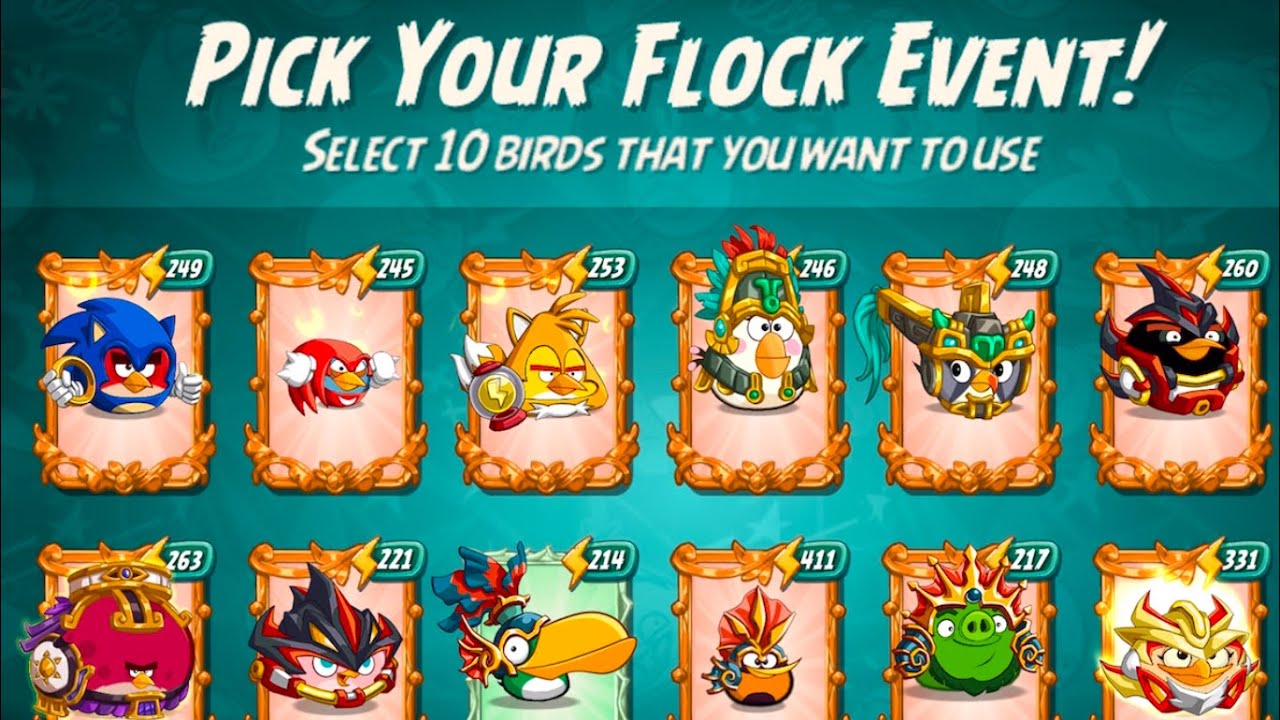 CVC CLAN BATTLE | pick 10 birds | Angry birds 2 Swift ab2 🦄 | 8 January ...