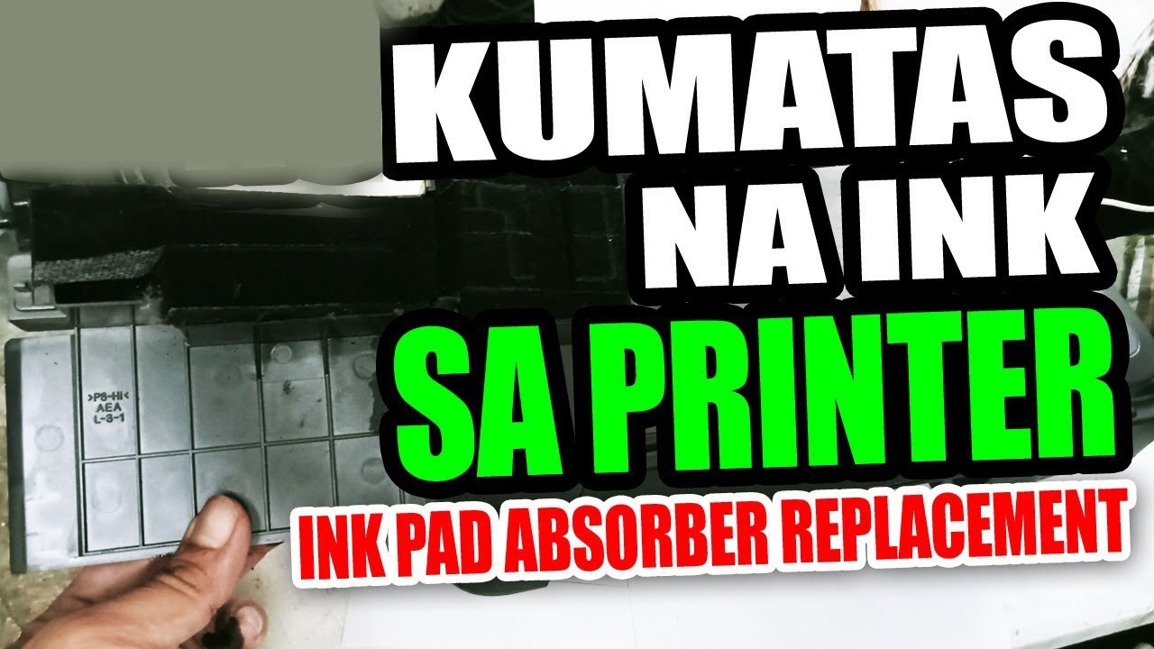 KUMAKATAS NA INK SA PRINTER MO?Epson L121 / L120. WASTE INK PAD ...