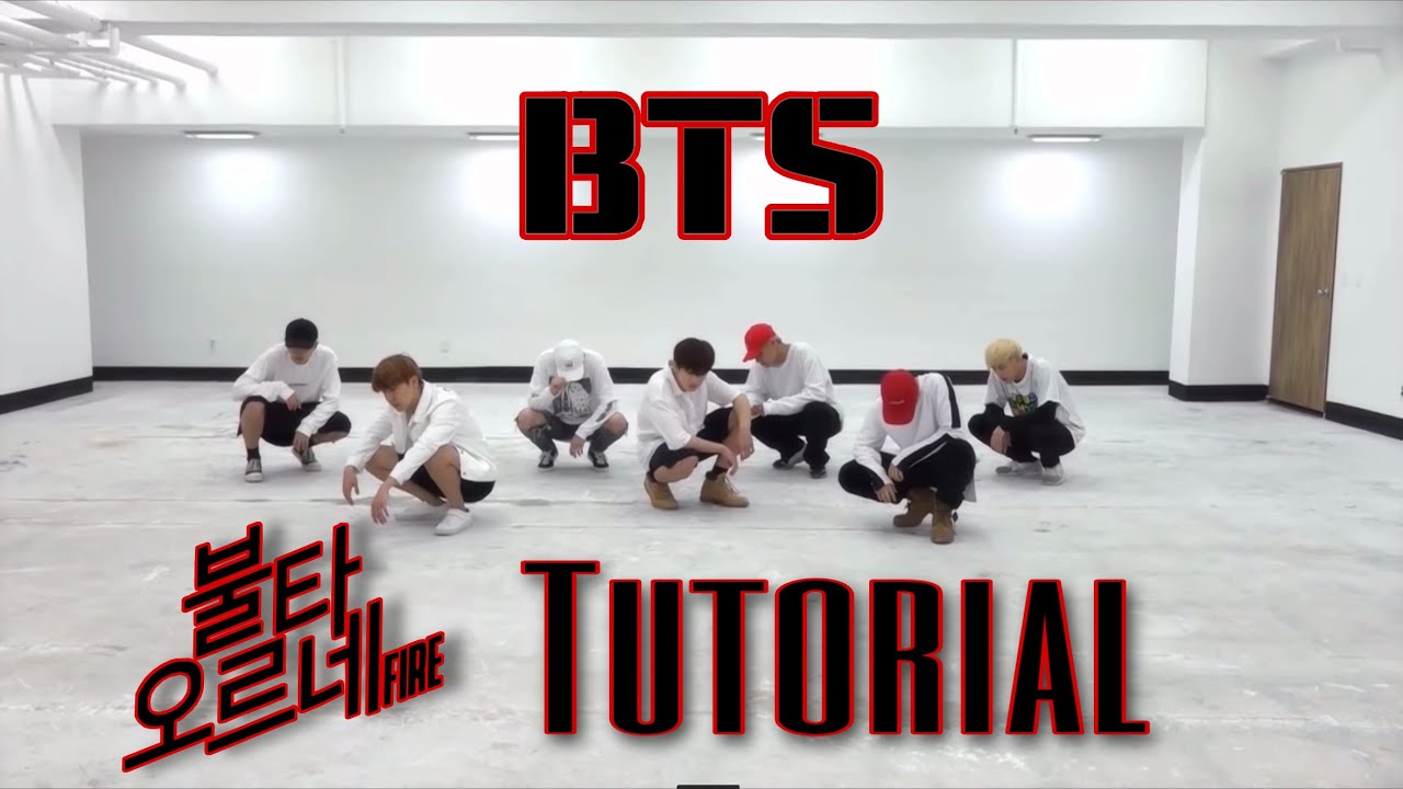 [BTS - FIRE] Full Dance Tutorial Slow Mirrored (x0.5, x0.7, x1.0) - YouTube