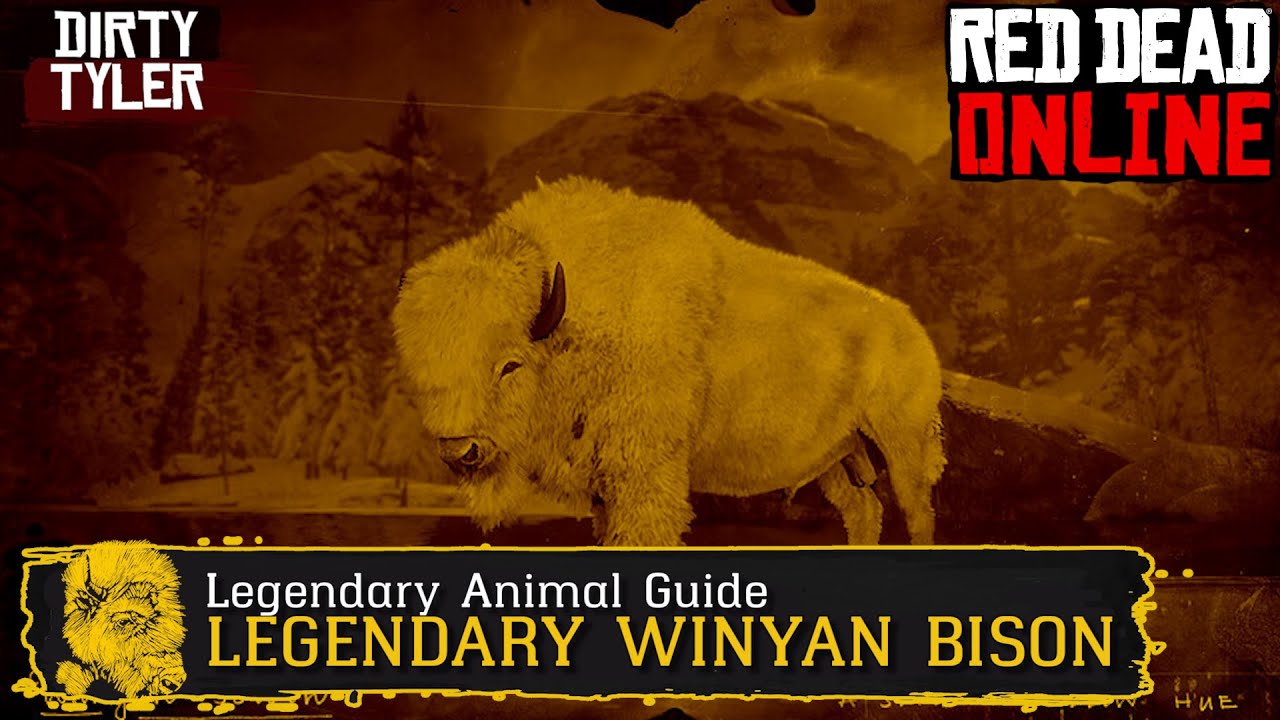 Red Dead Online Legendary WINYAN BISON Legendary Animal Guide ...