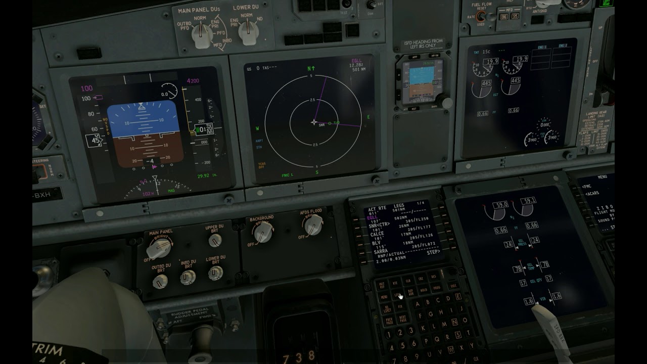 [X Plane 11] STAR Practice Tool Tutorial 02: Zibo 737 Bilbao Approach - YouTube