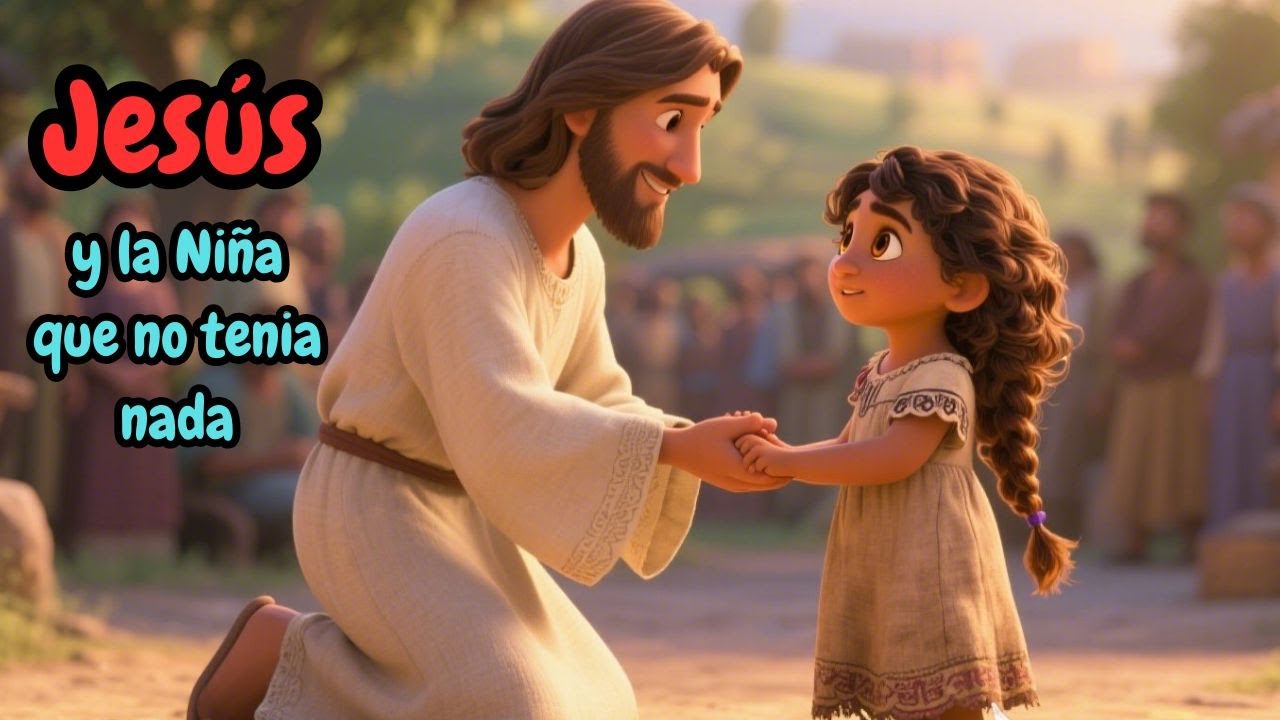 Jesús y la niña que no tenía nada | Cuento cristiano infantil sobre la ...