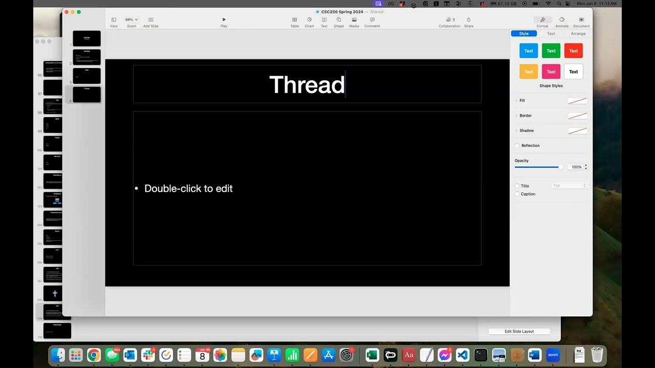CSC250 1/8/24 Introduction to Multi-Processing and Multi-Threading - YouTube