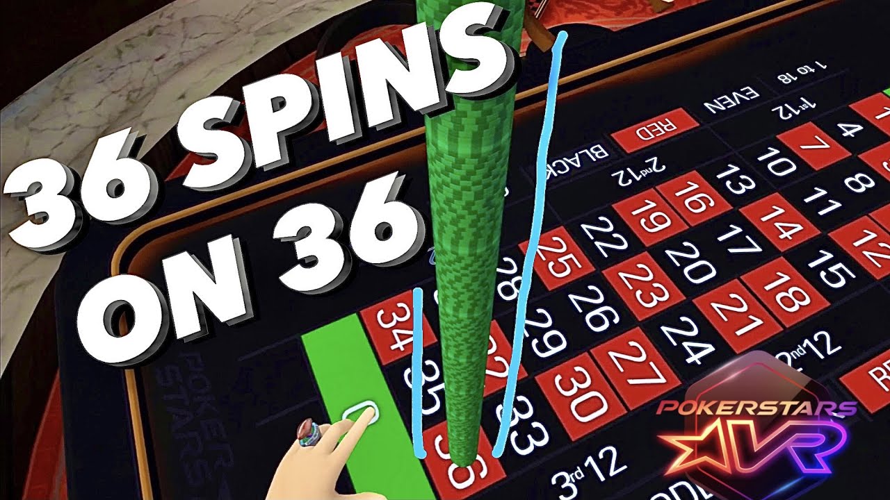 Is 36 a good Roulette Number to bet on? Pokerstars vr - YouTube