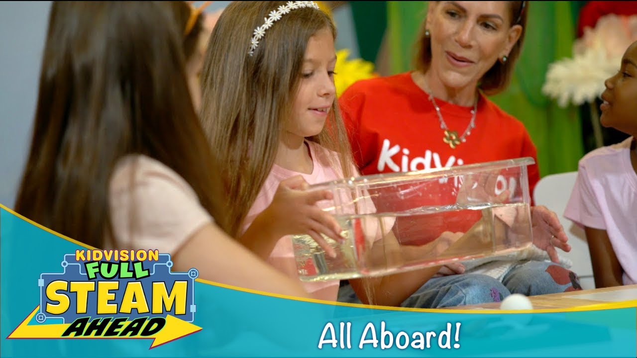 All Aboard with SCIENCE (1-minute) | KidVision Full STEAM Ahead - YouTube
