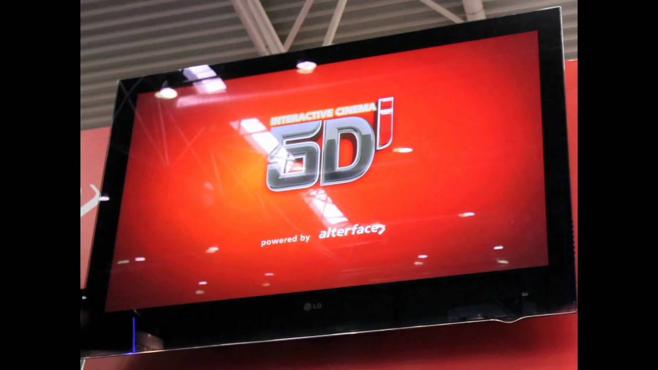 Alterface's 5Di Interactive Cinema - YouTube