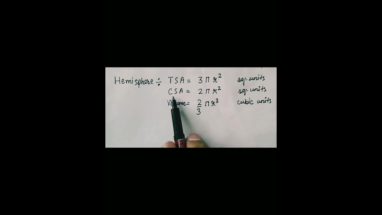 Total Surface Area Curved Surface Area Of Hemisphere Volume Formula s total-surface-area-curved-surface-area-of-hemisphere-volume-formula-s