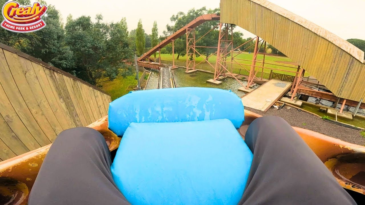 Tidal wave on ride POV Crealy - YouTube
