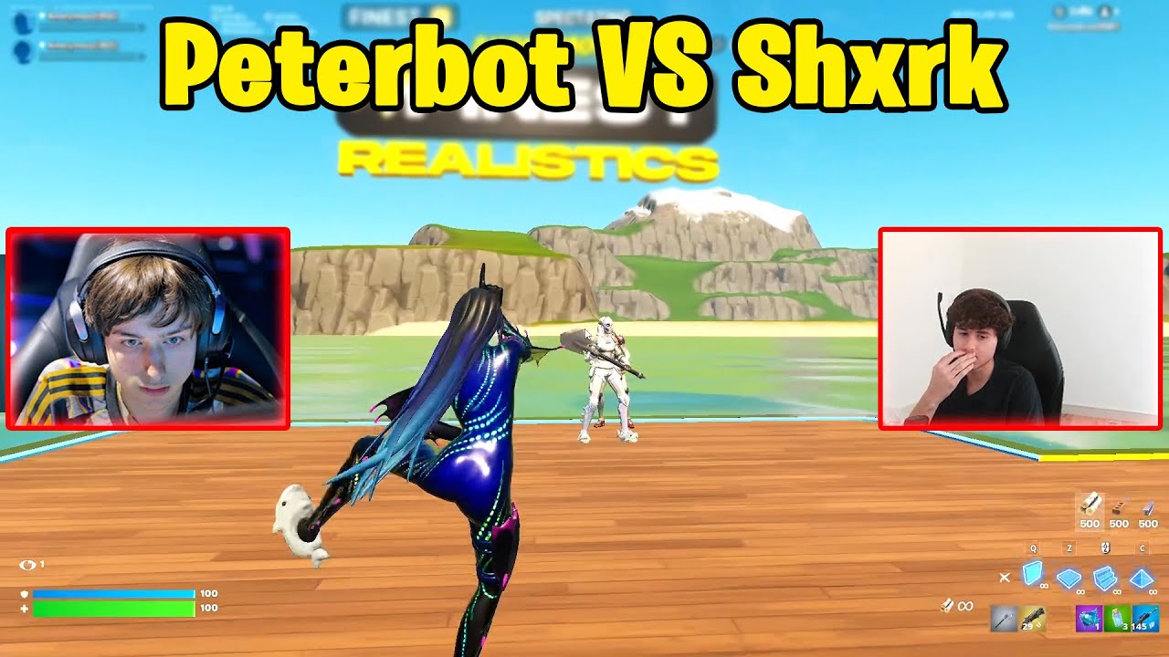 Peterbot & Bugha VS Momsy and Shxrk 2v2 TOXIC Realistic PvP! #fortnite ...