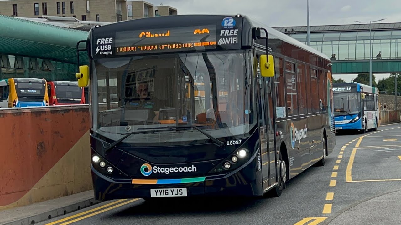 Stagecoach Barnsley 26087 at Barnsley interchange - YouTube