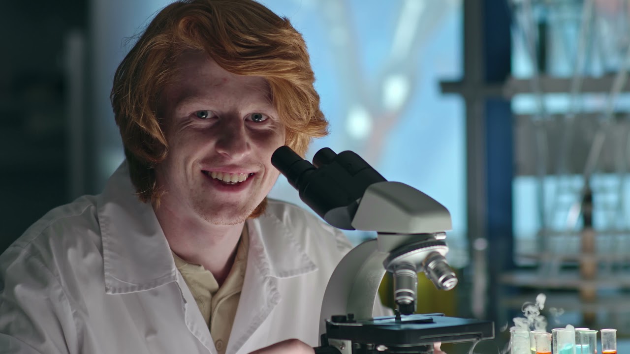 Scientists Stock Footage | A Happy Scientist | 4K Free Stock Videos ...