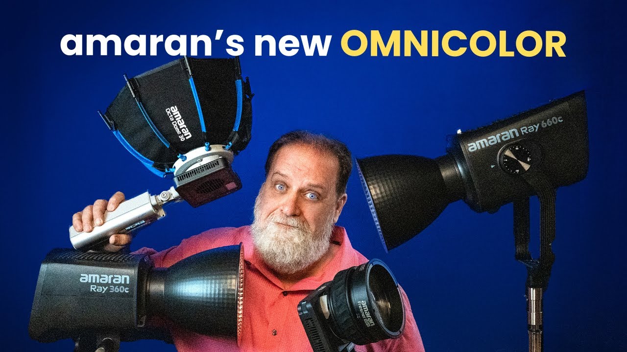 Omnicolor vs BLAIR-CG vs RGBWW: amaran Ray Series FIRST LOOK Review ...